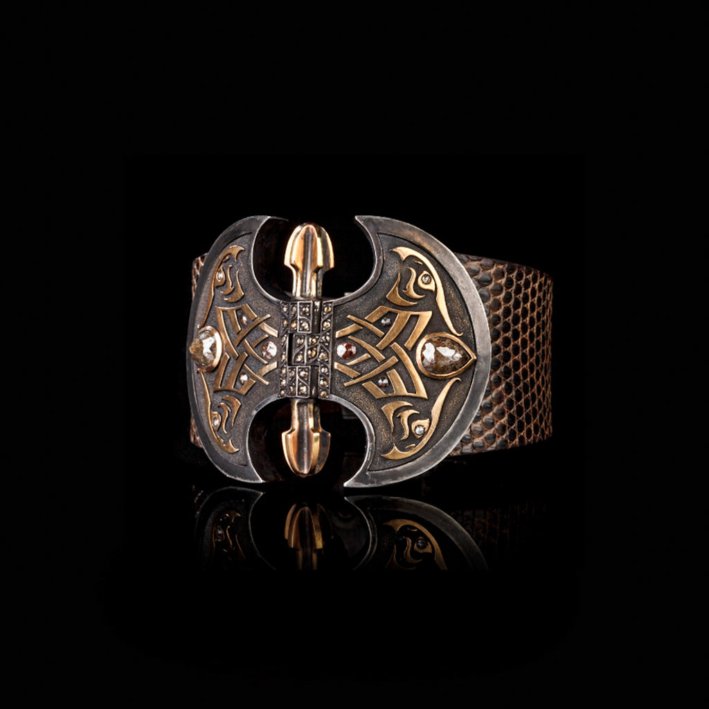 Ram Bracelet with Diamonds Signature Series – tarujewelry